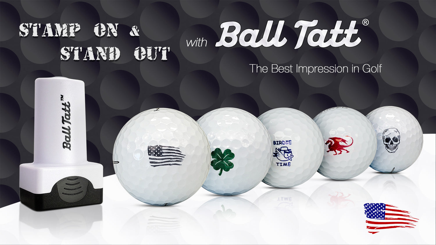Ball Tatt Golf Ball Stamps – MADE 4 FANS